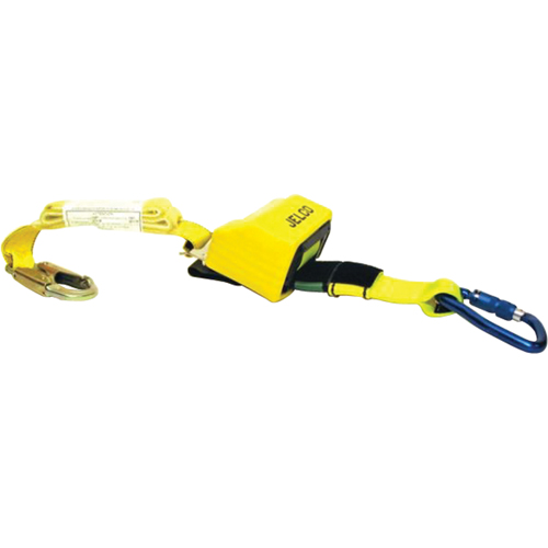 Jelco Longe de sécurité rétractable, 9', Nylon, Pivotant SED240 ...