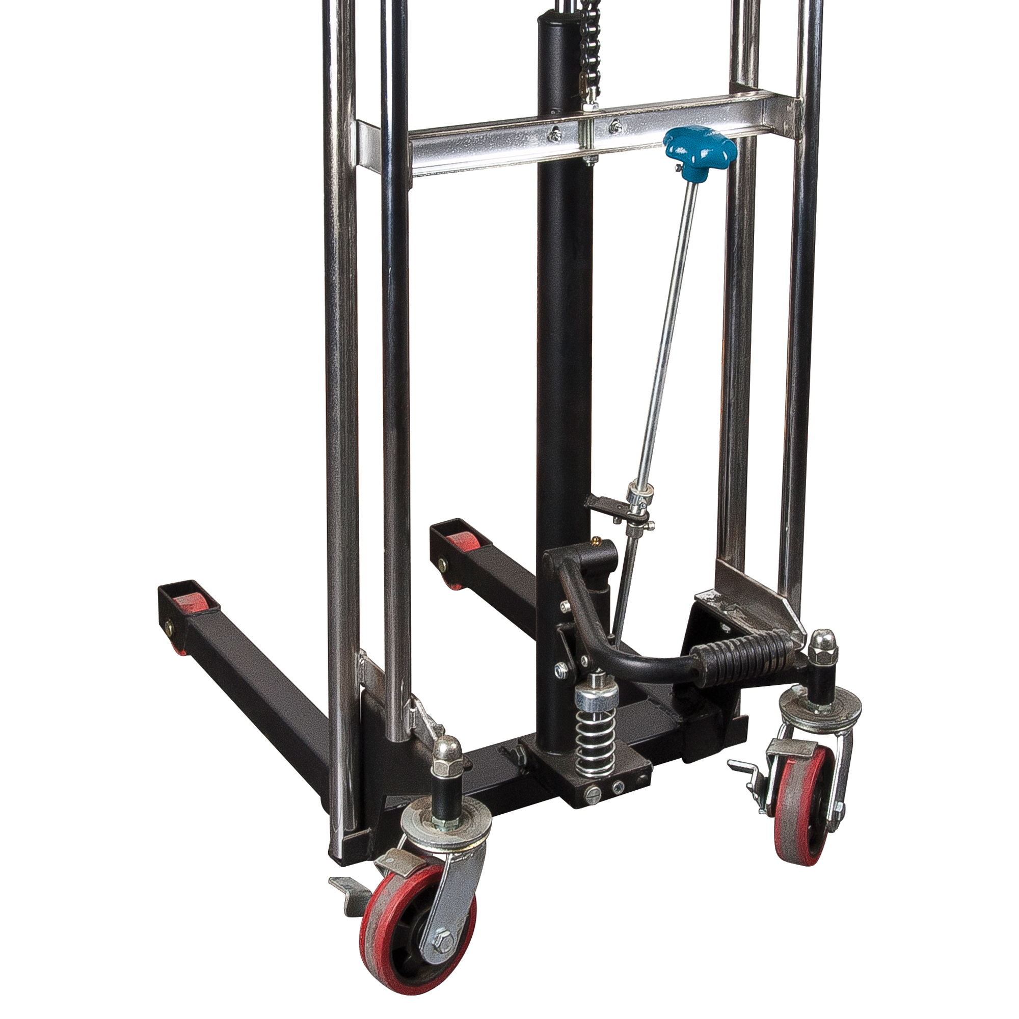 KLETON Hydraulic Platform Lift Stacker, Foot Pump Operated, 880 lbs ...
