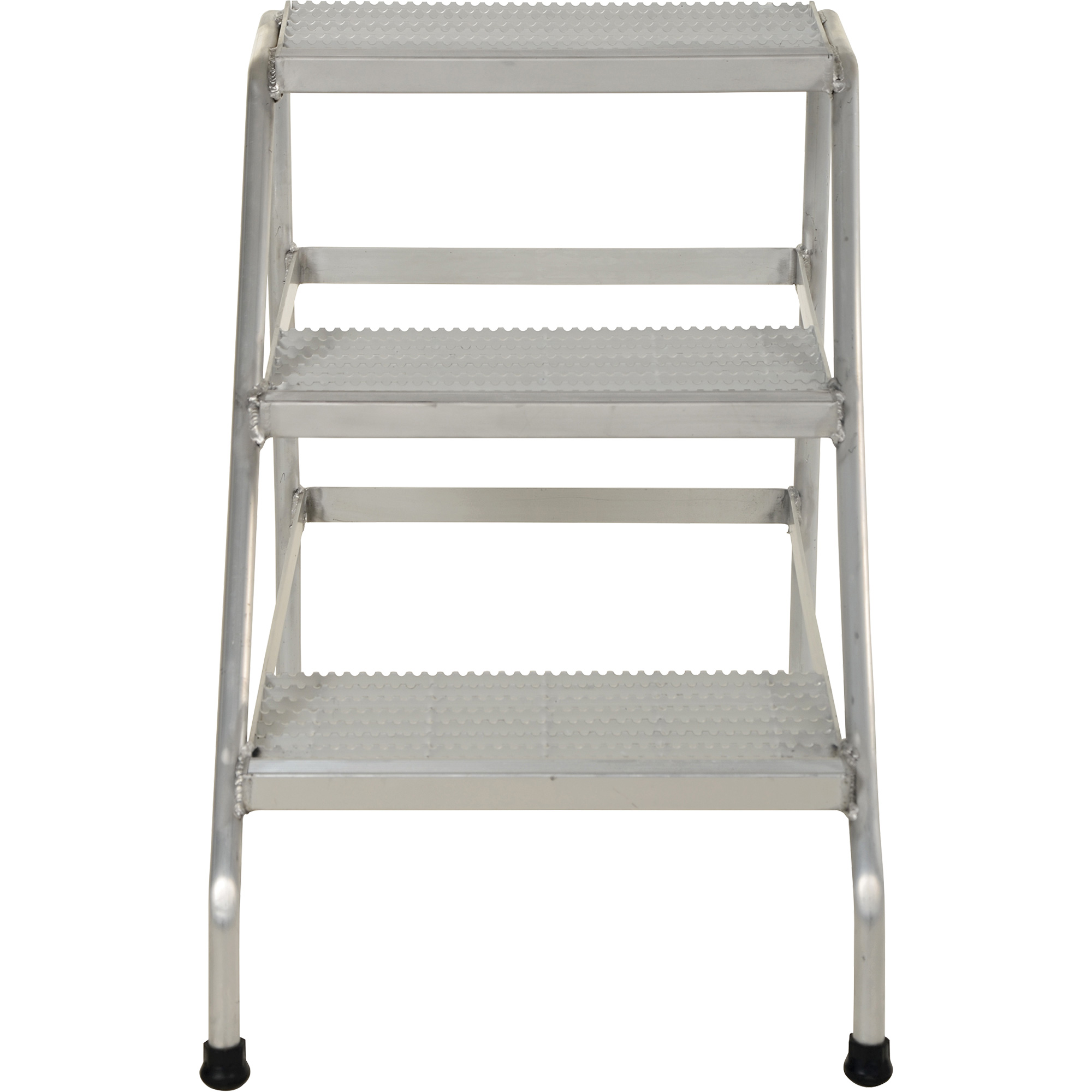 Vestil Aluminum Step Stand, 3 Step(s), 22-13/16" W x 34-9/16" L x 30" H ...